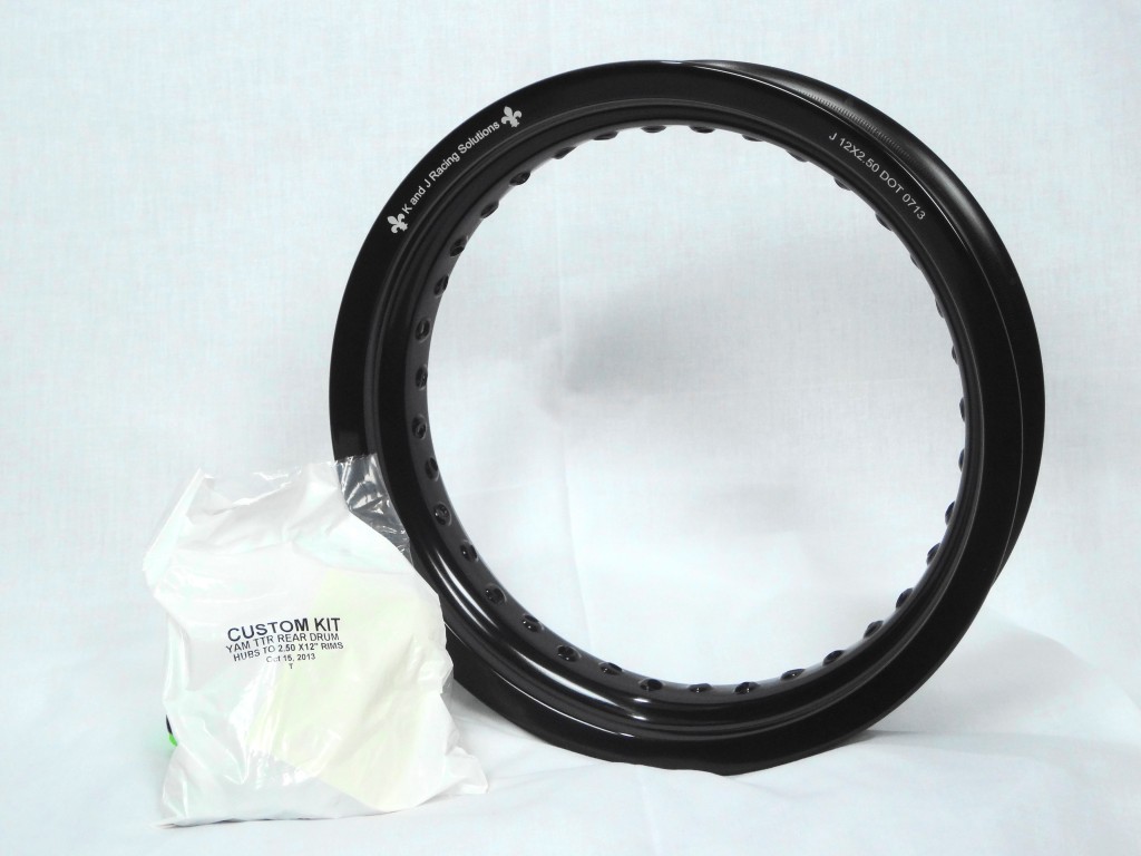 GatorRimZ Yamaha TTR110 Rear Rim and Spoke Kit 12″ x 2.50″ Black ...